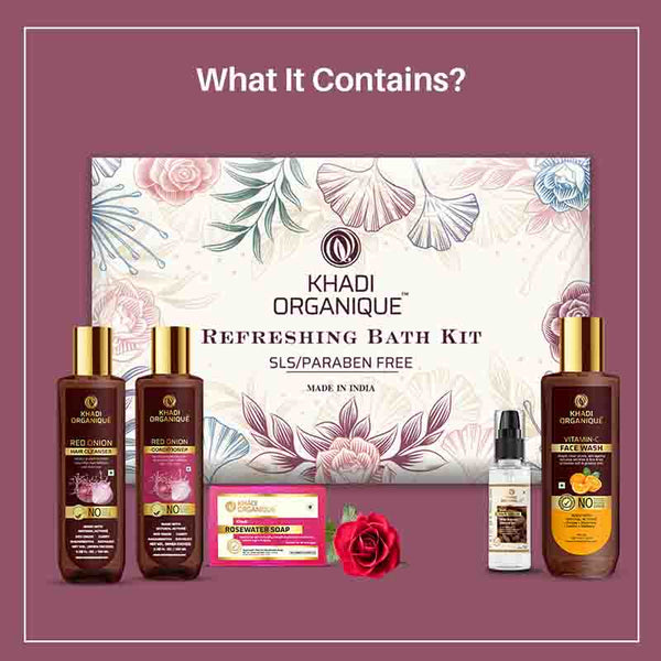Khadi Organique Refreshing Bath Kit
