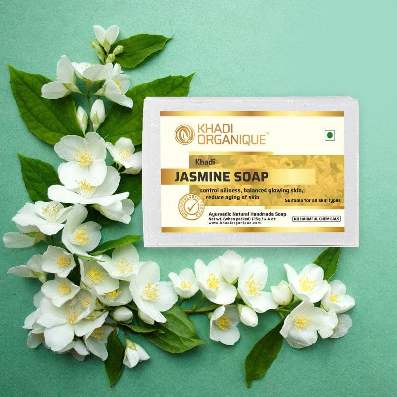 Khadi Organique Jasmine Soap Combo Kit | Natural Jasmine soap